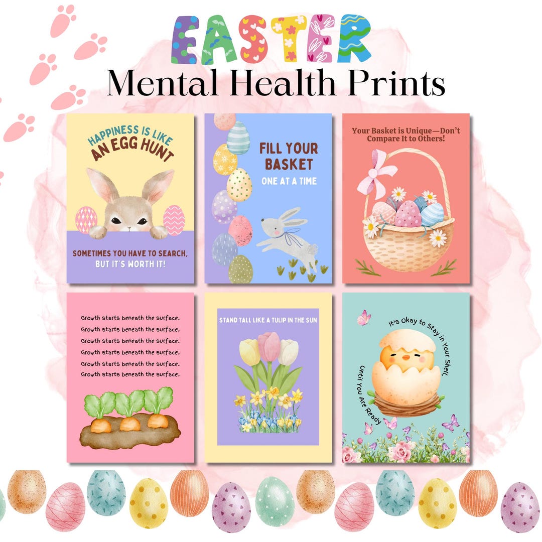 Easter Printable Wall Art Mental Health Print Inclusive Art Classroom ...