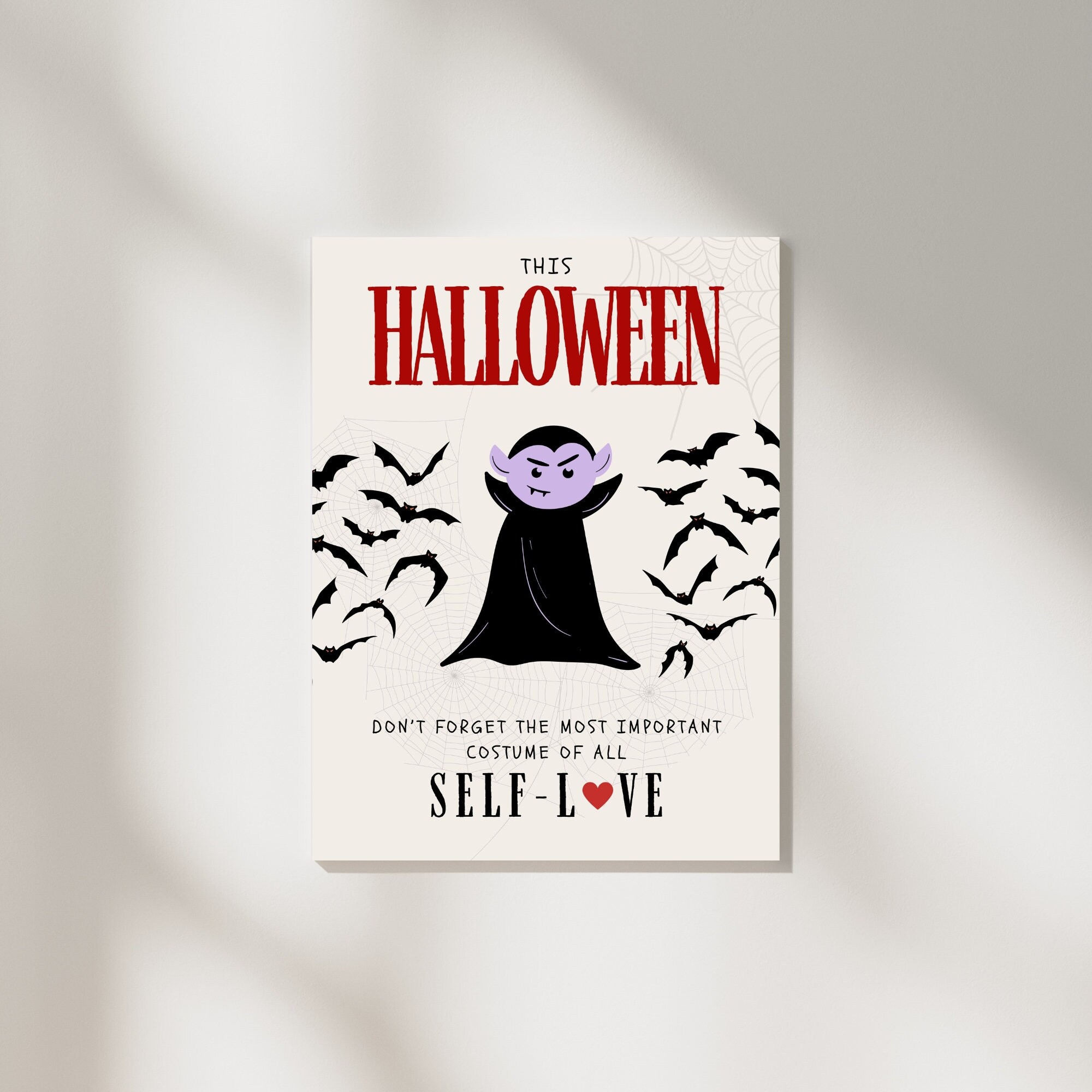 Kids Halloween Poster Mental Health Spooky Classroom Quote Bundle ...