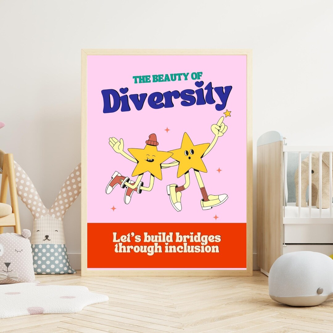 Neurodiversity Poster Counseling Therapy Wall Art Inclusive School ...