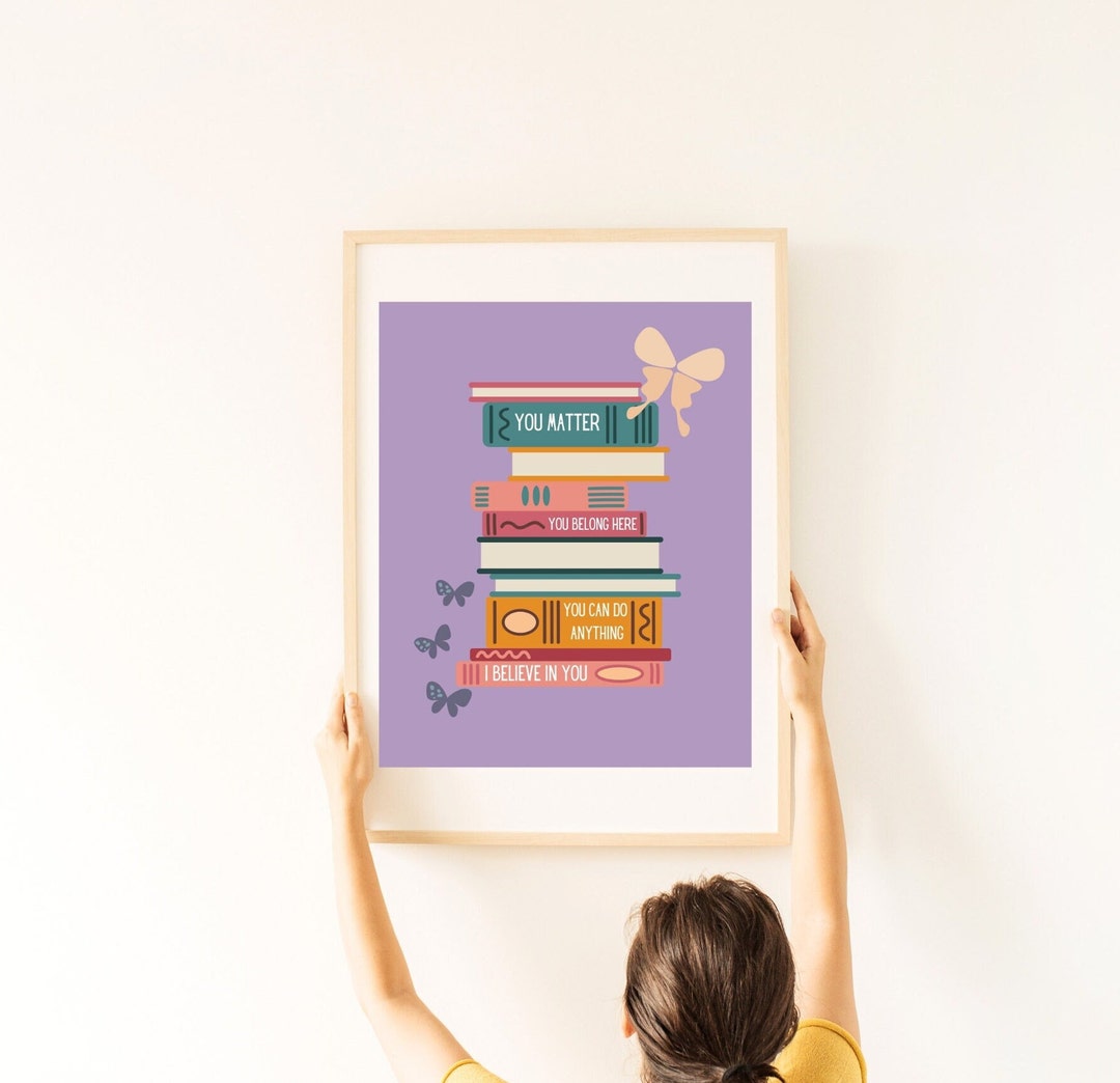 You Matter Poster Inclusivity Print Psychology Art Awareness Classroom ...