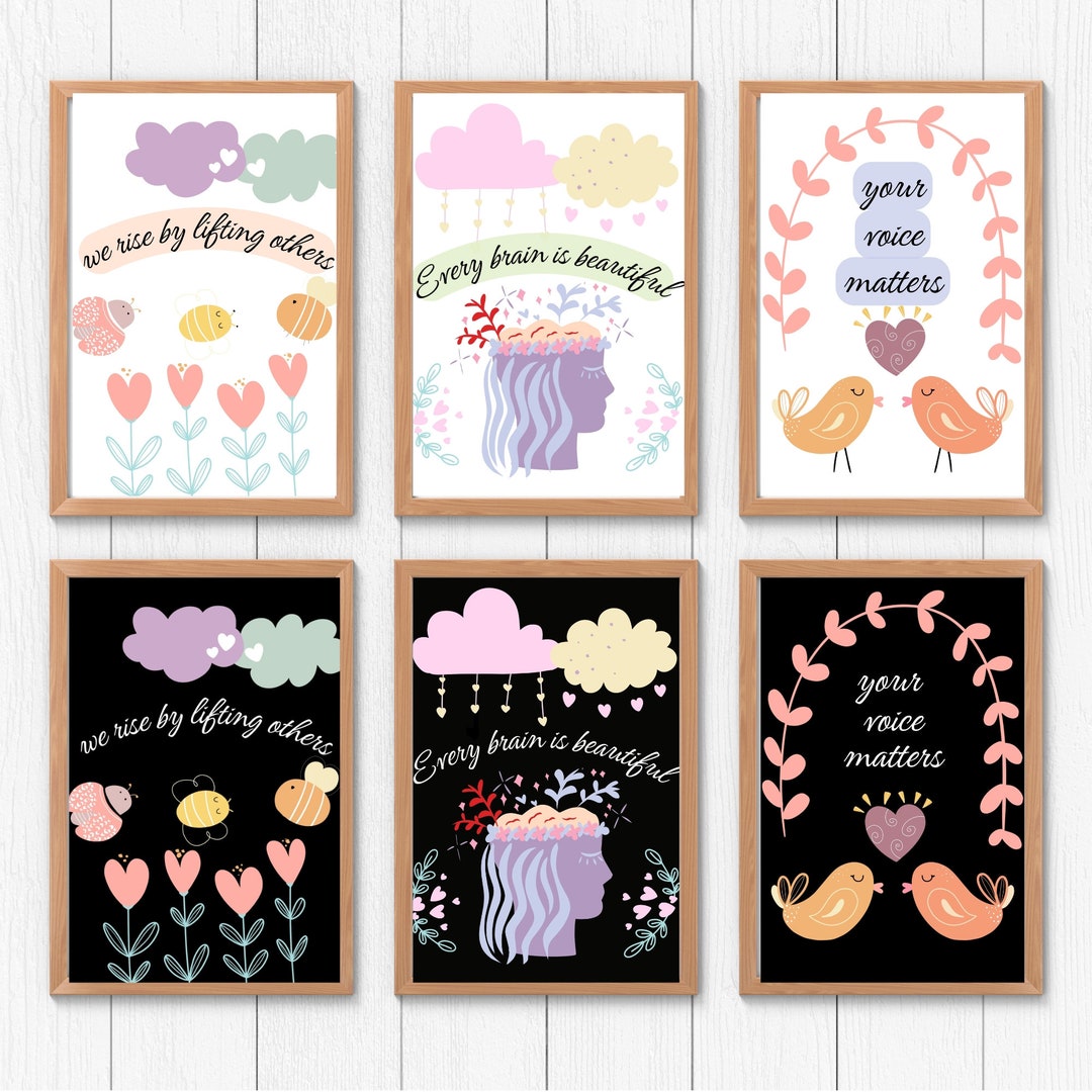 Your Voice Matters Poster Inclusivity Psychology Art Neurodiversity ...