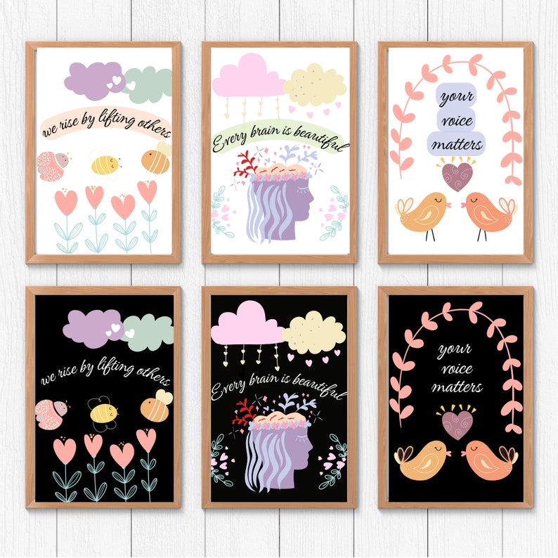 Your Voice Matters Poster Inclusivity Psychology Art Neurodiversity ...