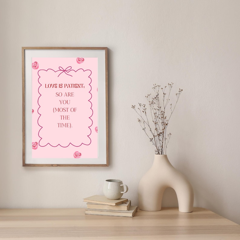 Valentine's Day Mental Health Prints: Boho Classroom Decor (digital ...