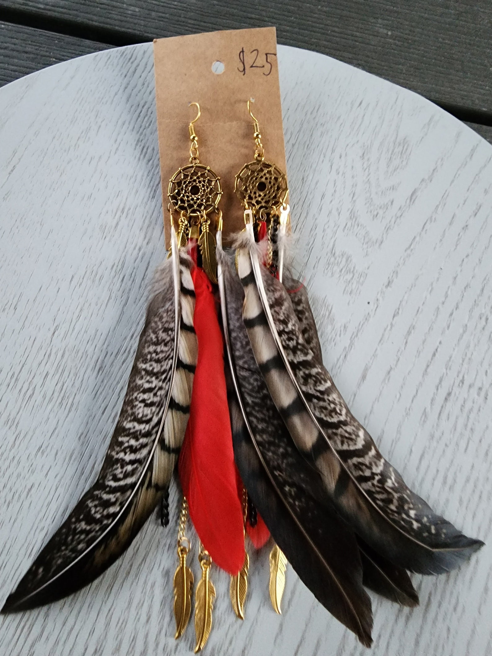 Custom Feather Jewelry - Etsy