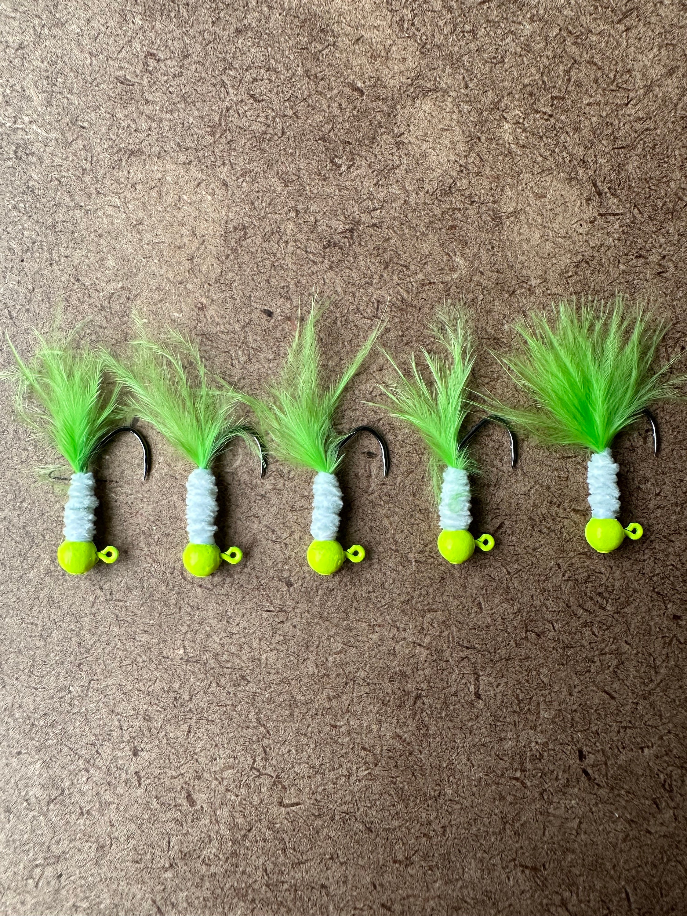 Custom Hand-tied Crappie Jigs: Expertly Crafted Lures for Your - Etsy