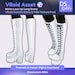 Vroid Studio Outfit – White Lace up Long Boots, Vtuber Clothes PNG ...