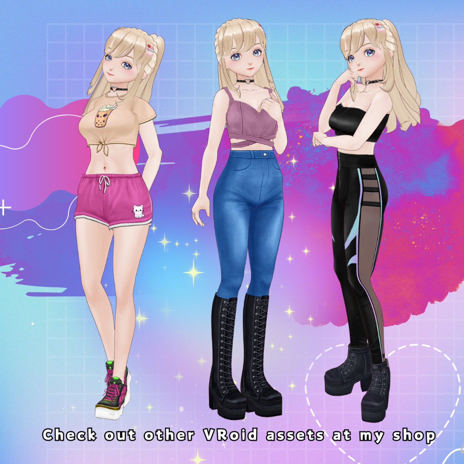 Vroid Iris Eye PNG Texture Pack - Vtuber Assets for Streaming - Etsy