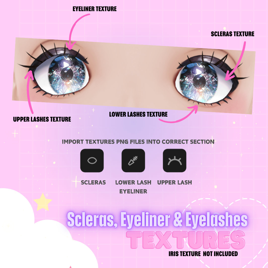 Vroid Face & Body Skin PNG Texture Pack Vtuber Assets for Streaming - Etsy