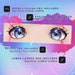Vroid Iris Eye PNG Texture Pack - Vtuber Assets for Streaming - Etsy