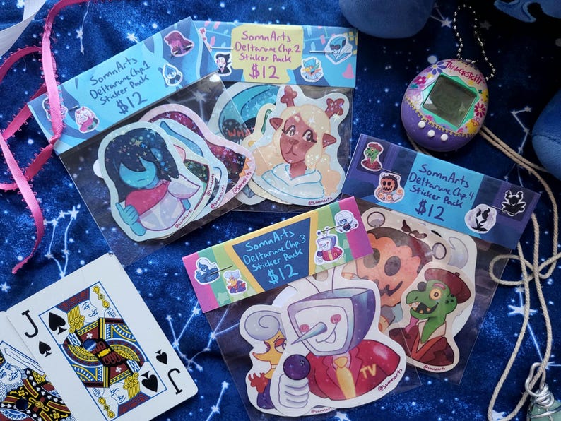 Deltarune Sticker Packs!! - Etsy