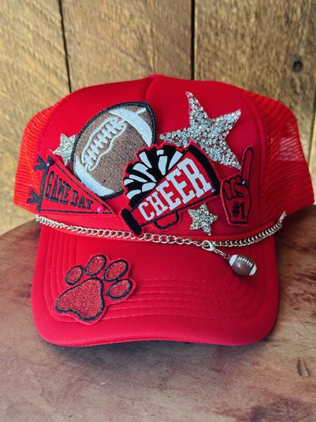Cheer Hat, Game Day Trucker Hat, Football Patches, Football Foam Hat ...