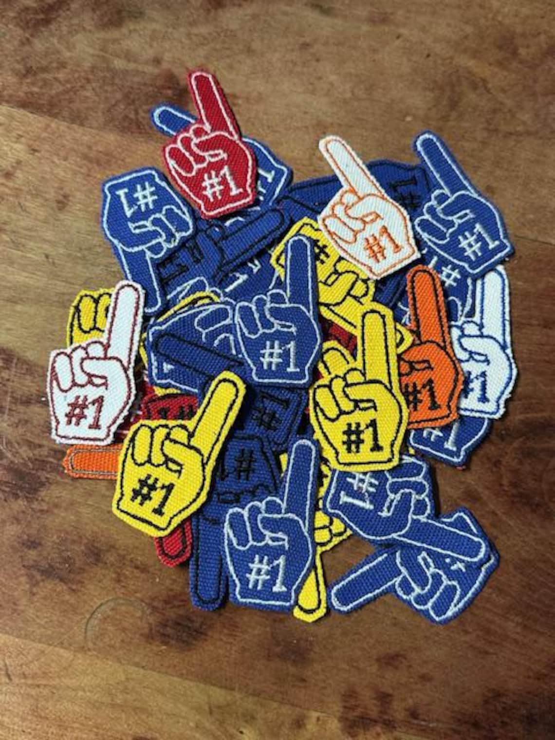 Hat Patch, Cheer Patch, Football Patch, Paw Patch, Number One Hand ...