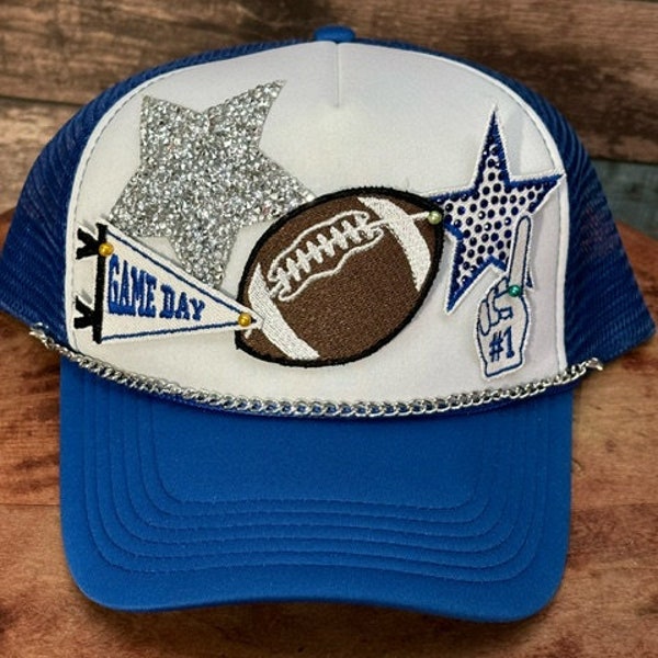 Football Hat Patch, Embroidered Hat Patch, Football Patch, Football - Etsy