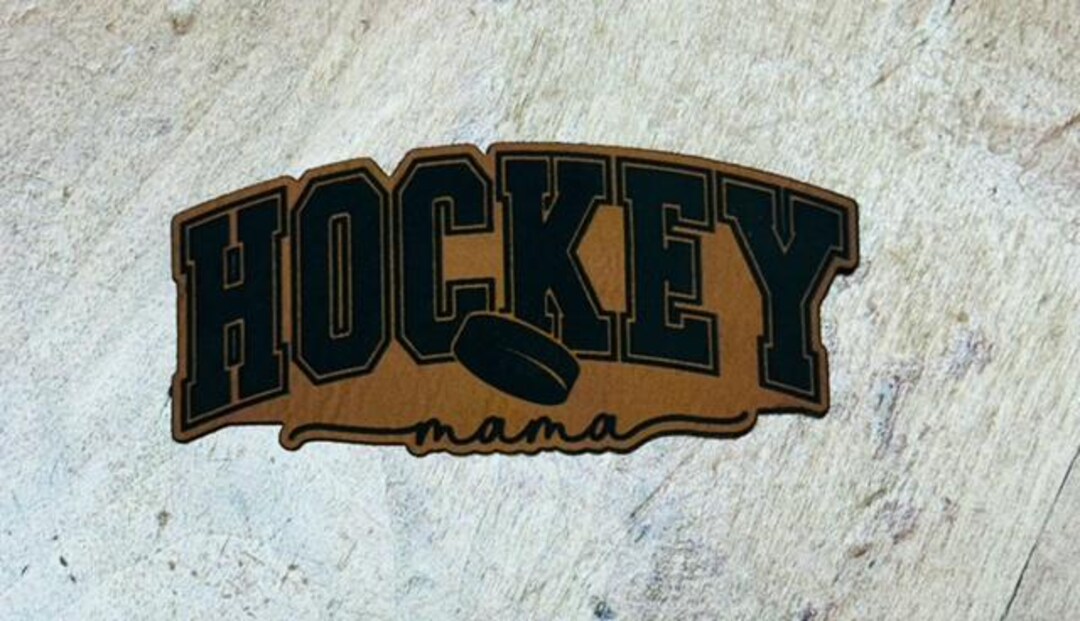 Hockey Mom Patch, Hockey Patch, Spirit Hat Patch, Pom Pom Beanie Patch ...