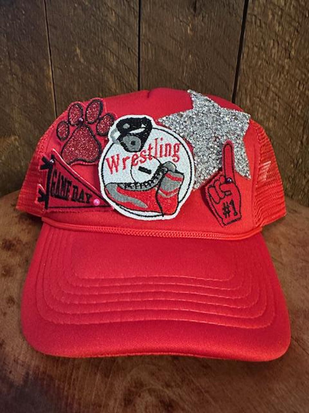Hat Patches, Hat Patch, Embroidered Patch Hat, Wrestling Patch ...