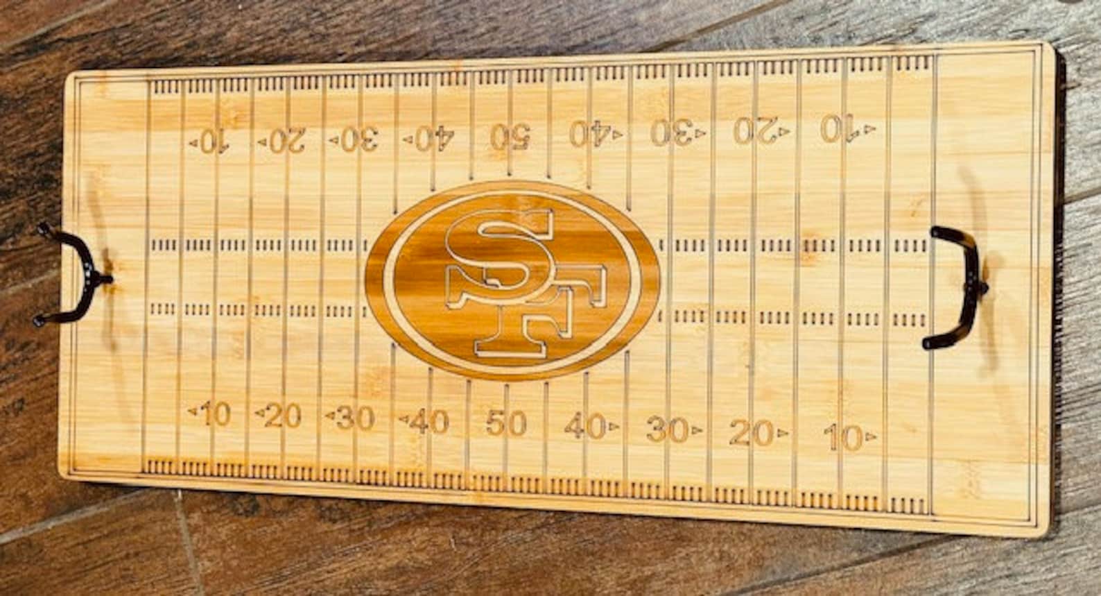 Football Field Charcuterie Board, Custom Cutting Board, Cutting Board ...