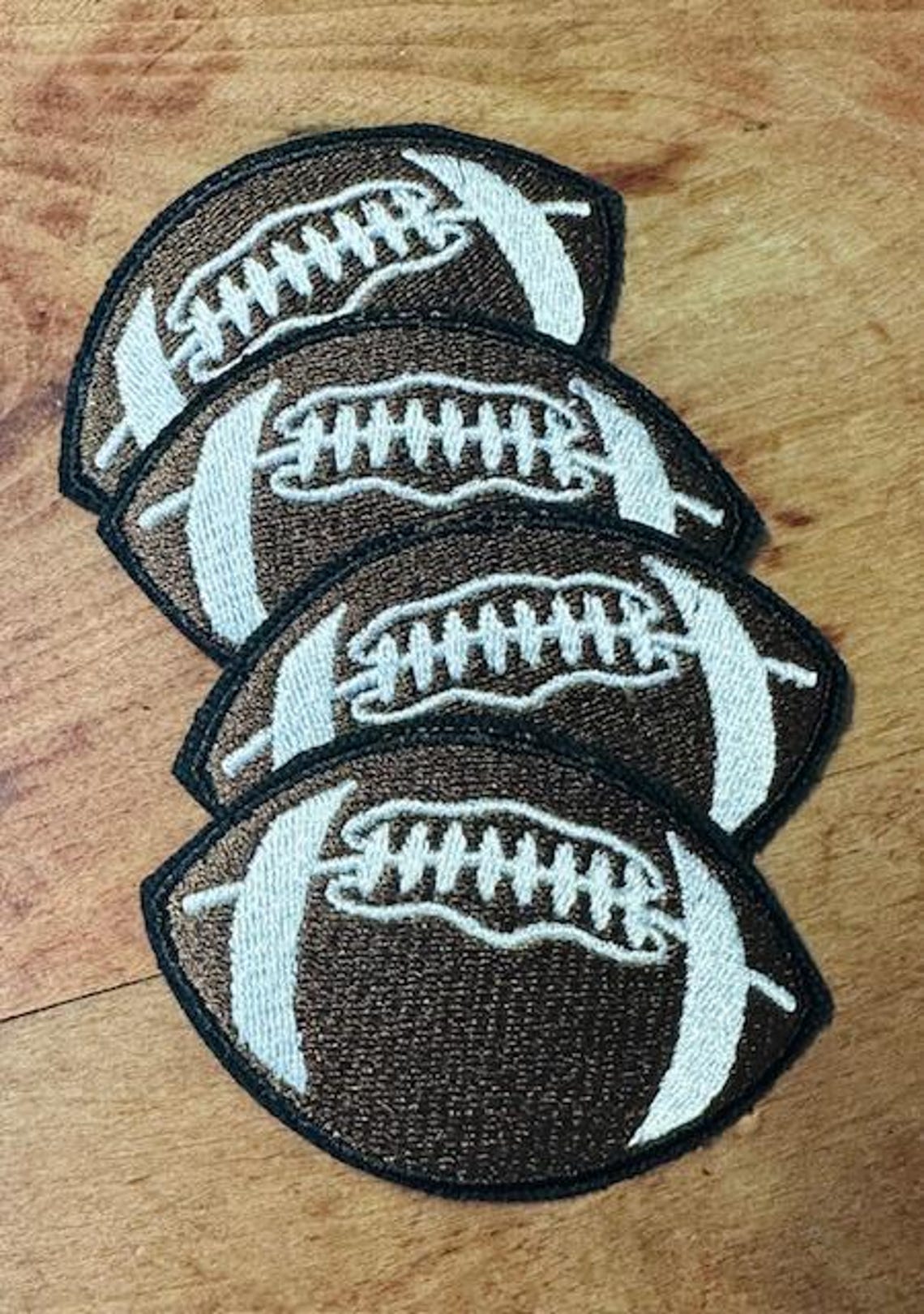 Football Hat Patch, Embroidered Hat Patch, Football Patch, Football - Etsy