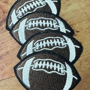 Football Hat Patch, Embroidered Hat Patch, Football Patch, Football - Etsy