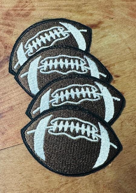Football Hat Patch, Embroidered Hat Patch, Football Patch, Football - Etsy