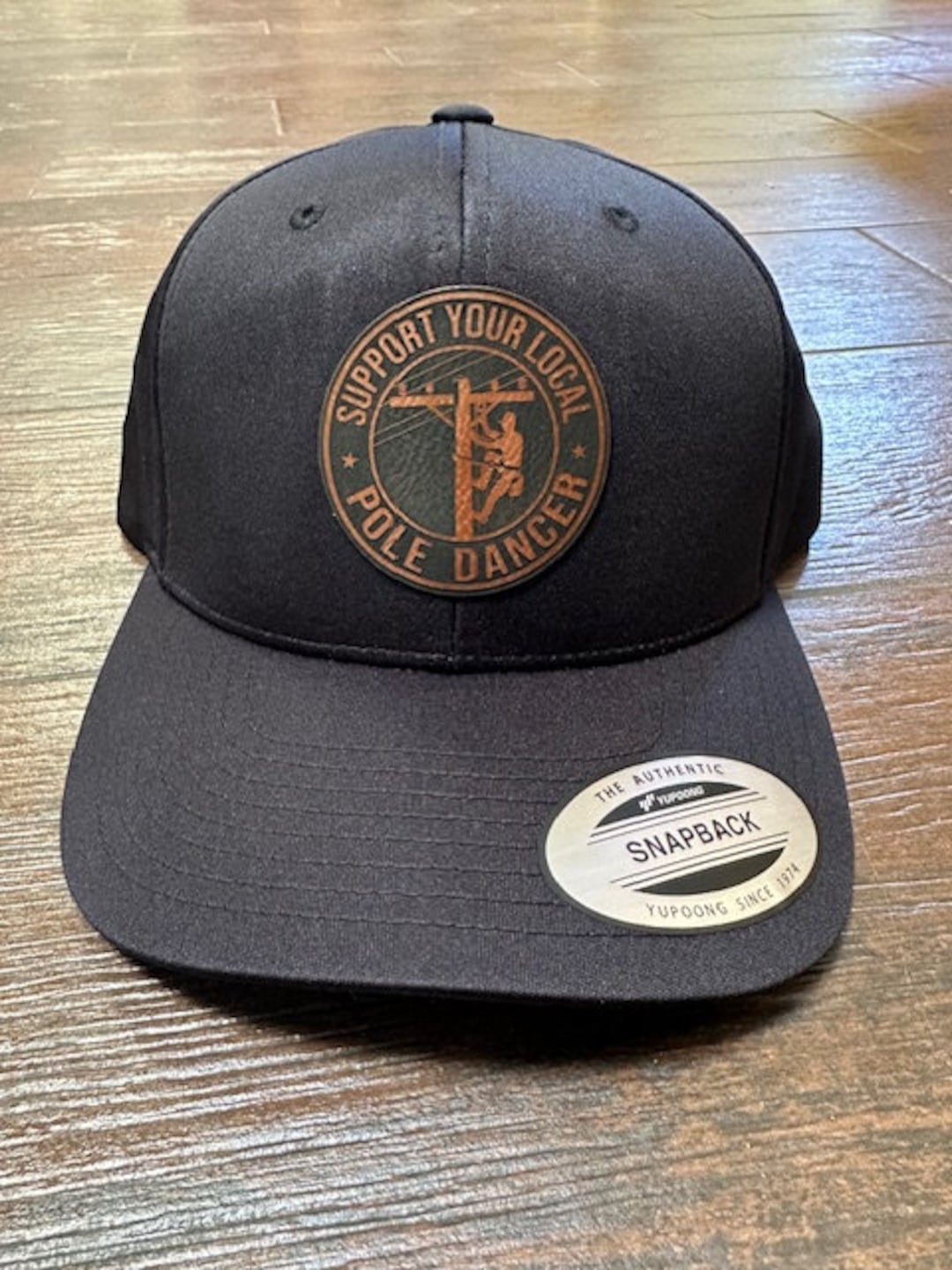 Support Your Local Pole Dancer Patch, Laser Engraved Patch, Funny ...