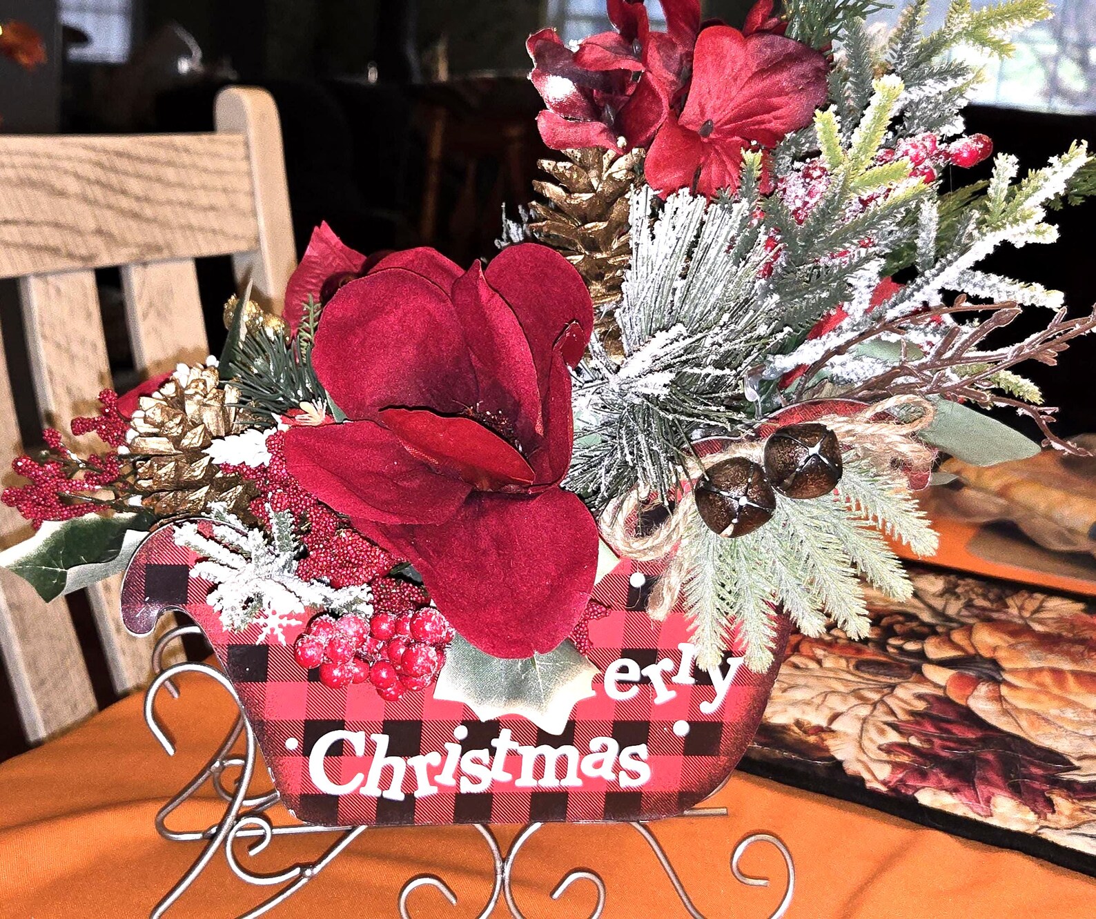 Merry Christmas Sleigh - Etsy
