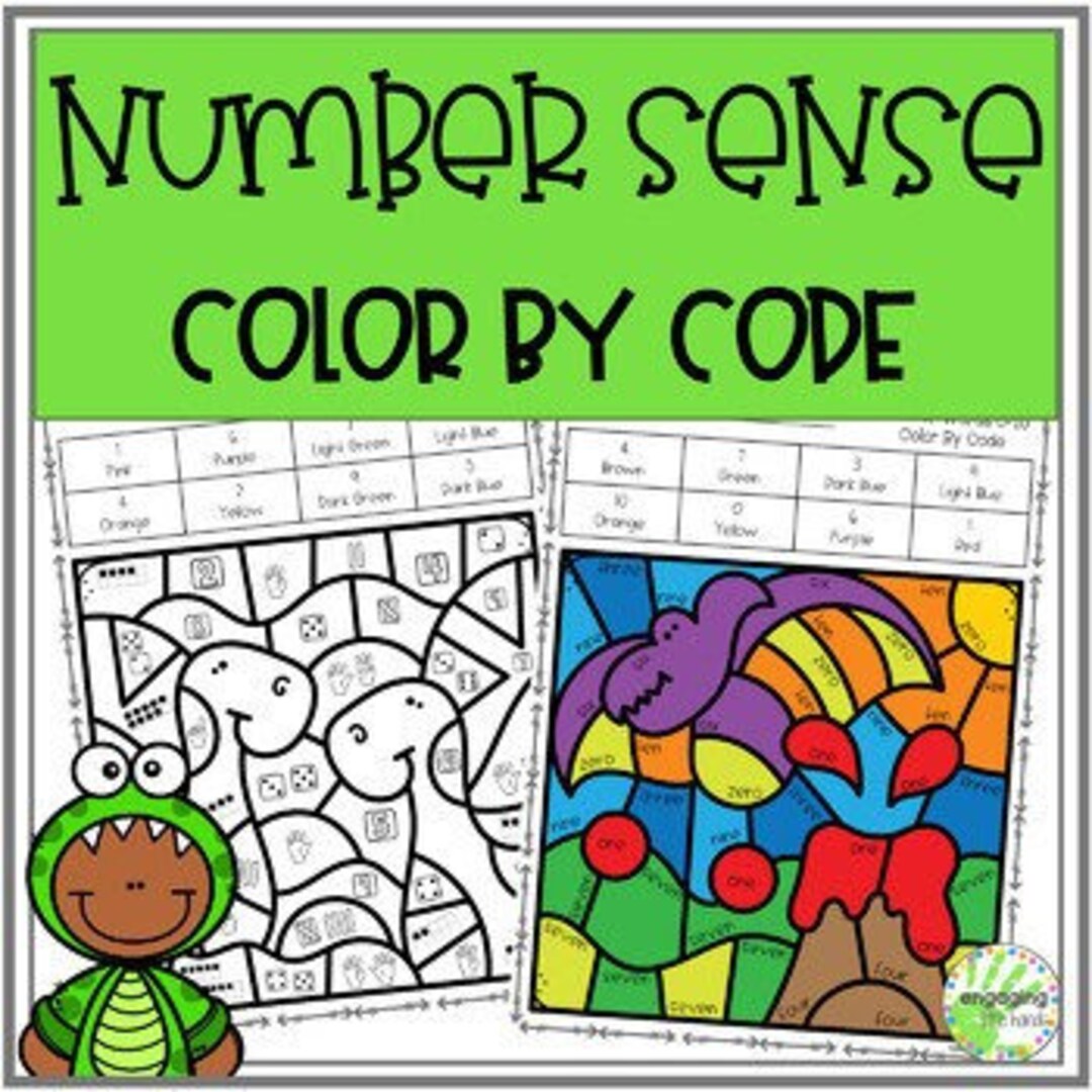Number Sense Color by Code - Etsy