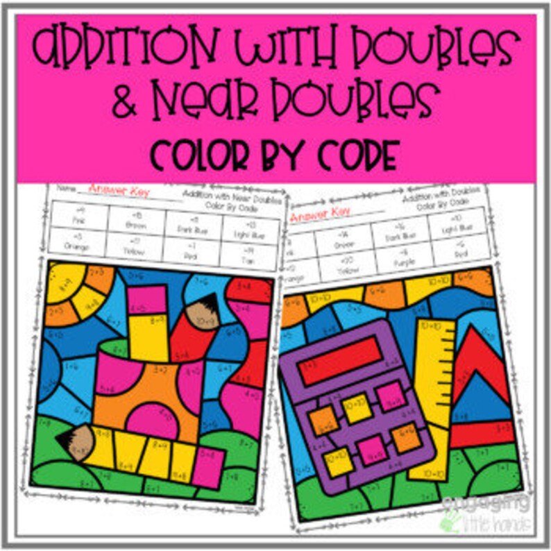 Addition Color by Code FREEBIE - Etsy