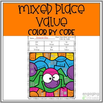 Place Value Color by Code - Etsy