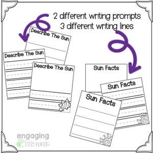 Sun Facts Interactive Mini Book - Etsy