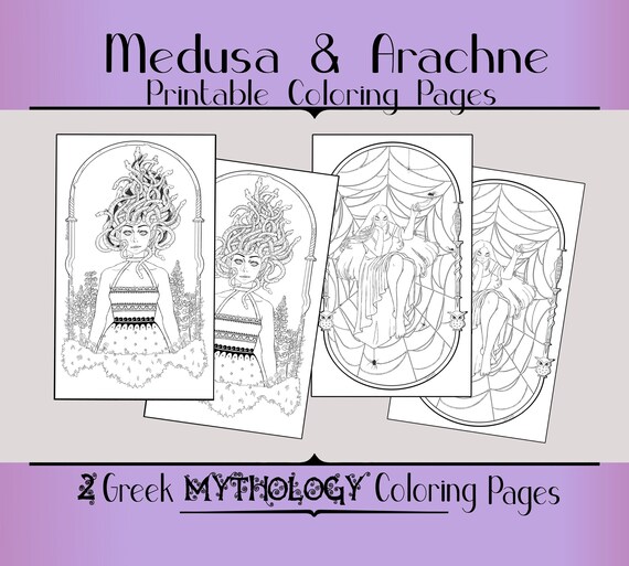 Medusa Coloring Pages Printable