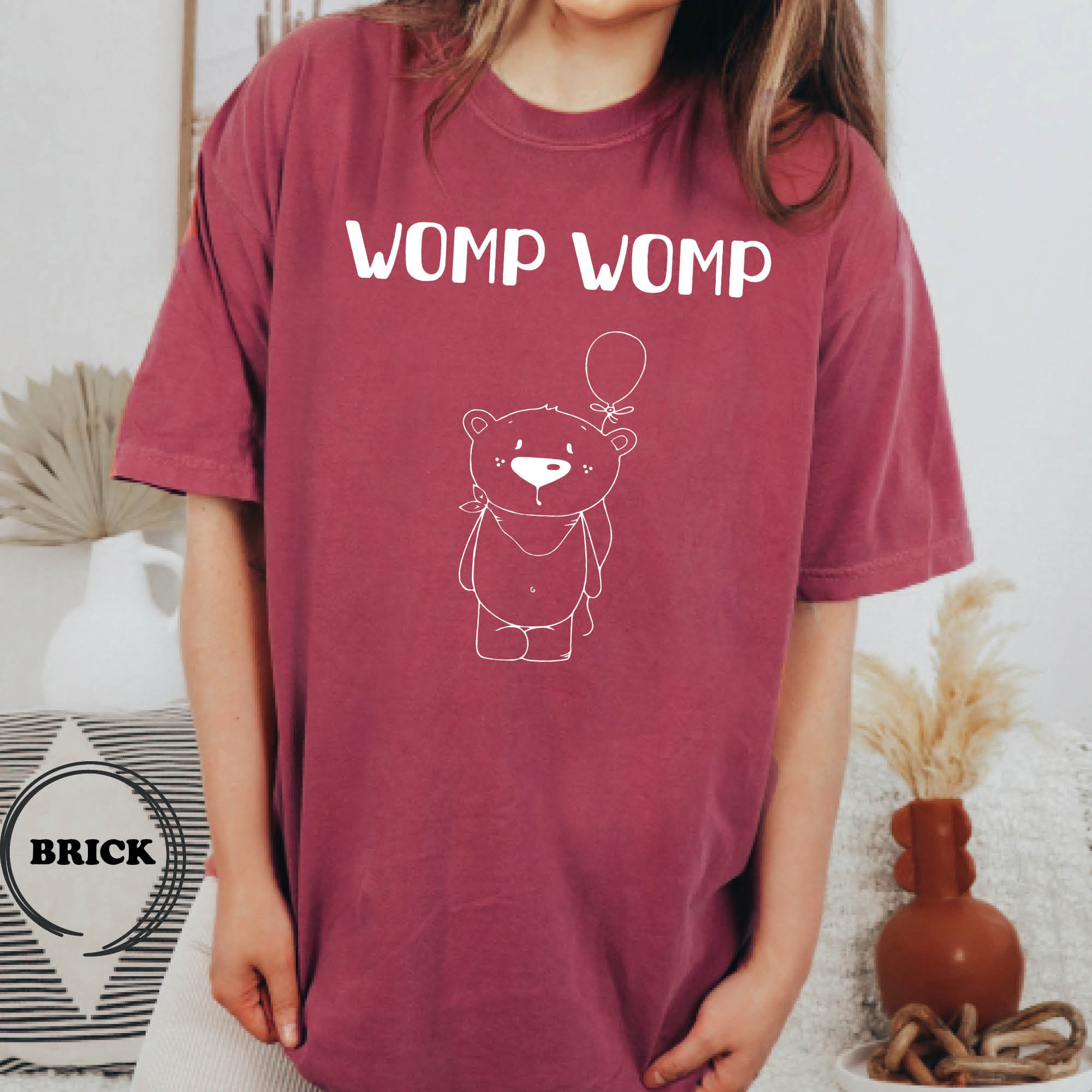 Comfort Colors® Womp Womp Unisex T-shirt, Cute Bear Shirt, Funny Womp ...