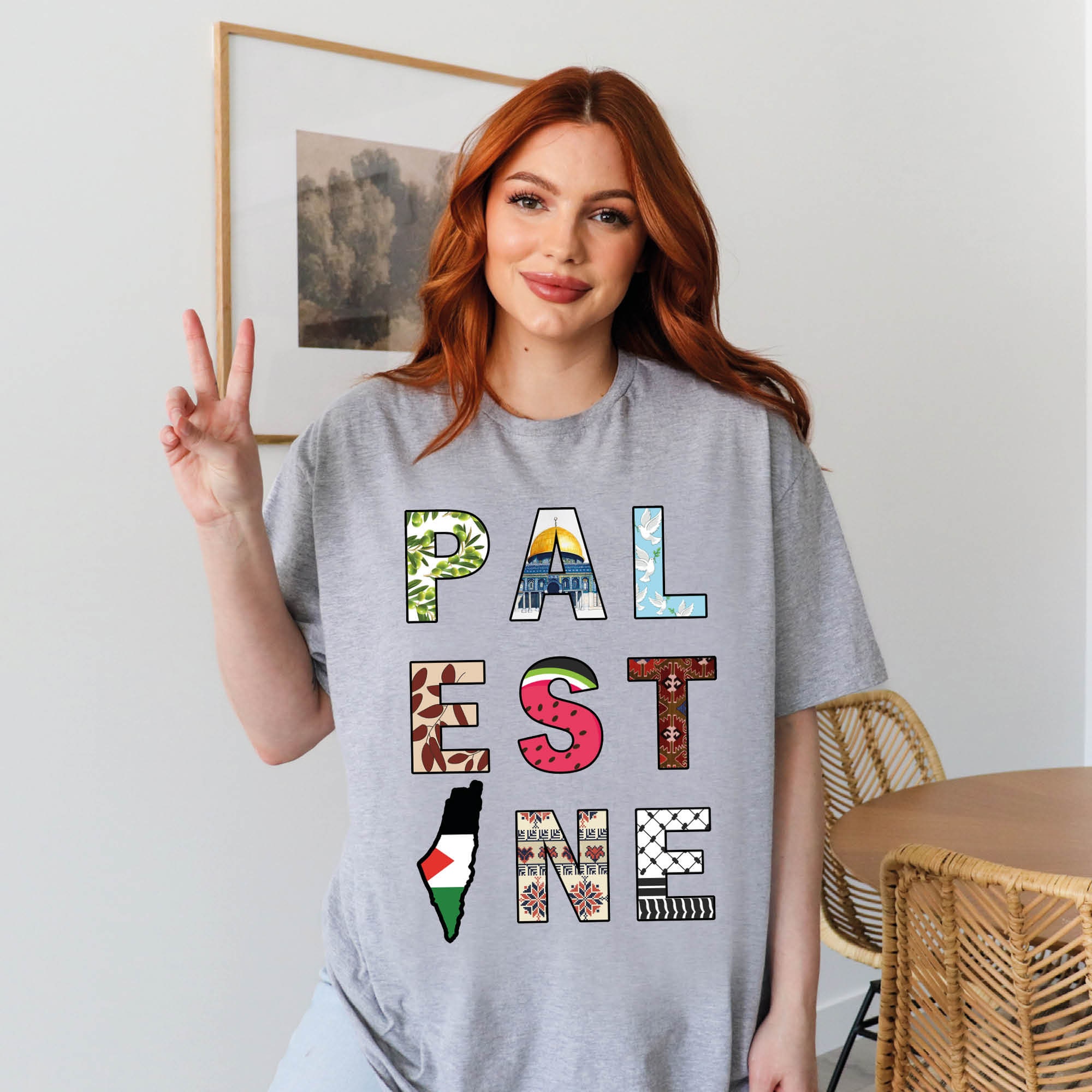 Palestine Shirt, FREE Palestine Clothing, Human Civil Rights Tee ...