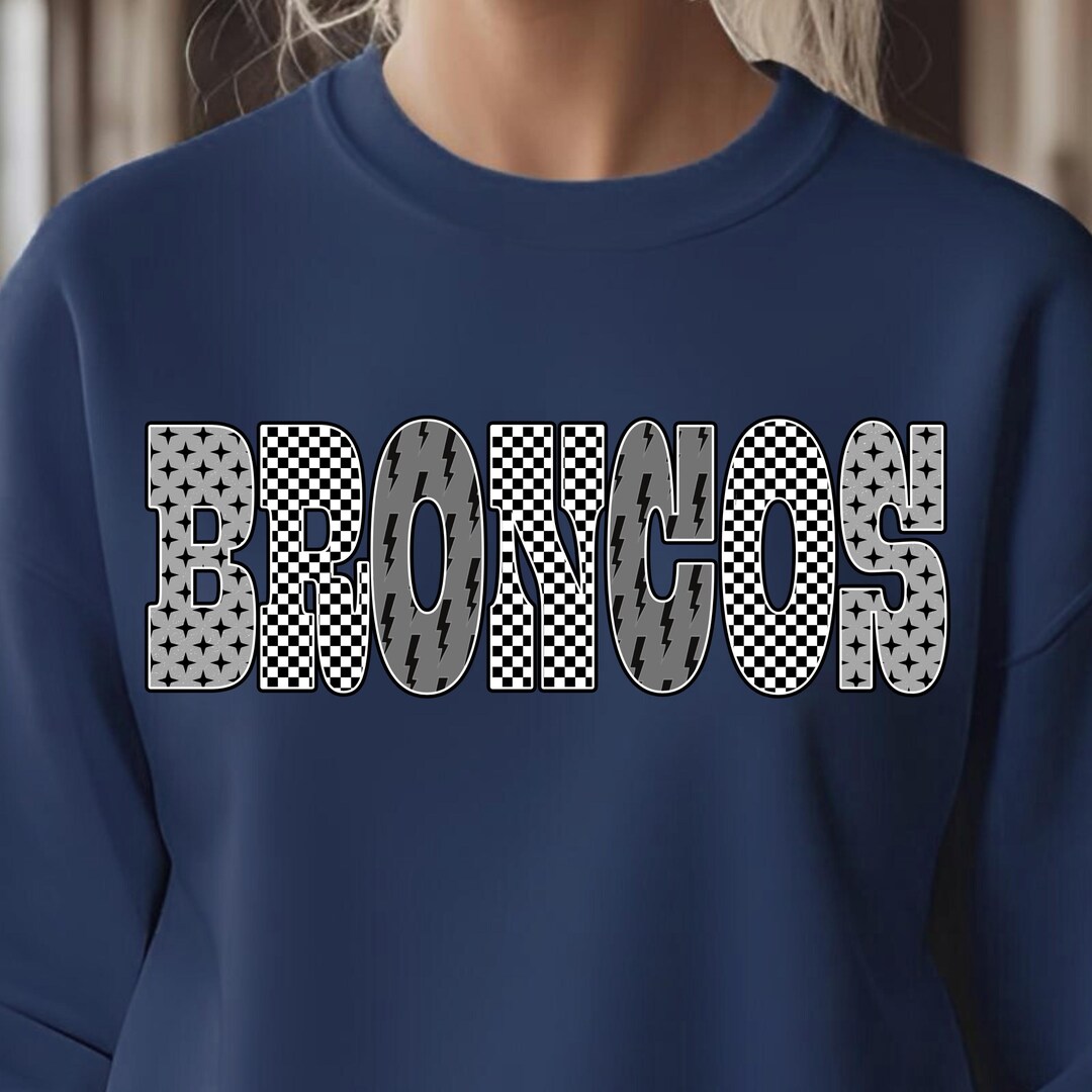 Denver Broncos PNG: Retro Grunge Football Sublimation File - Etsy