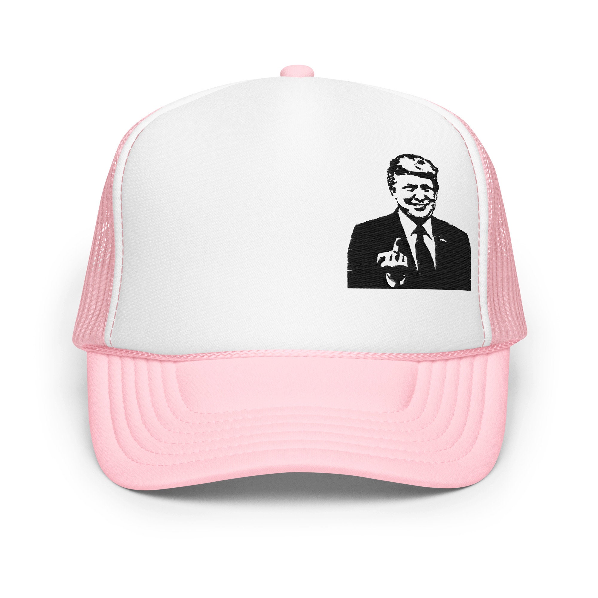Trump Middle Finger Trucker Hat Hat, Trump Embroidered Trucker Hat ...