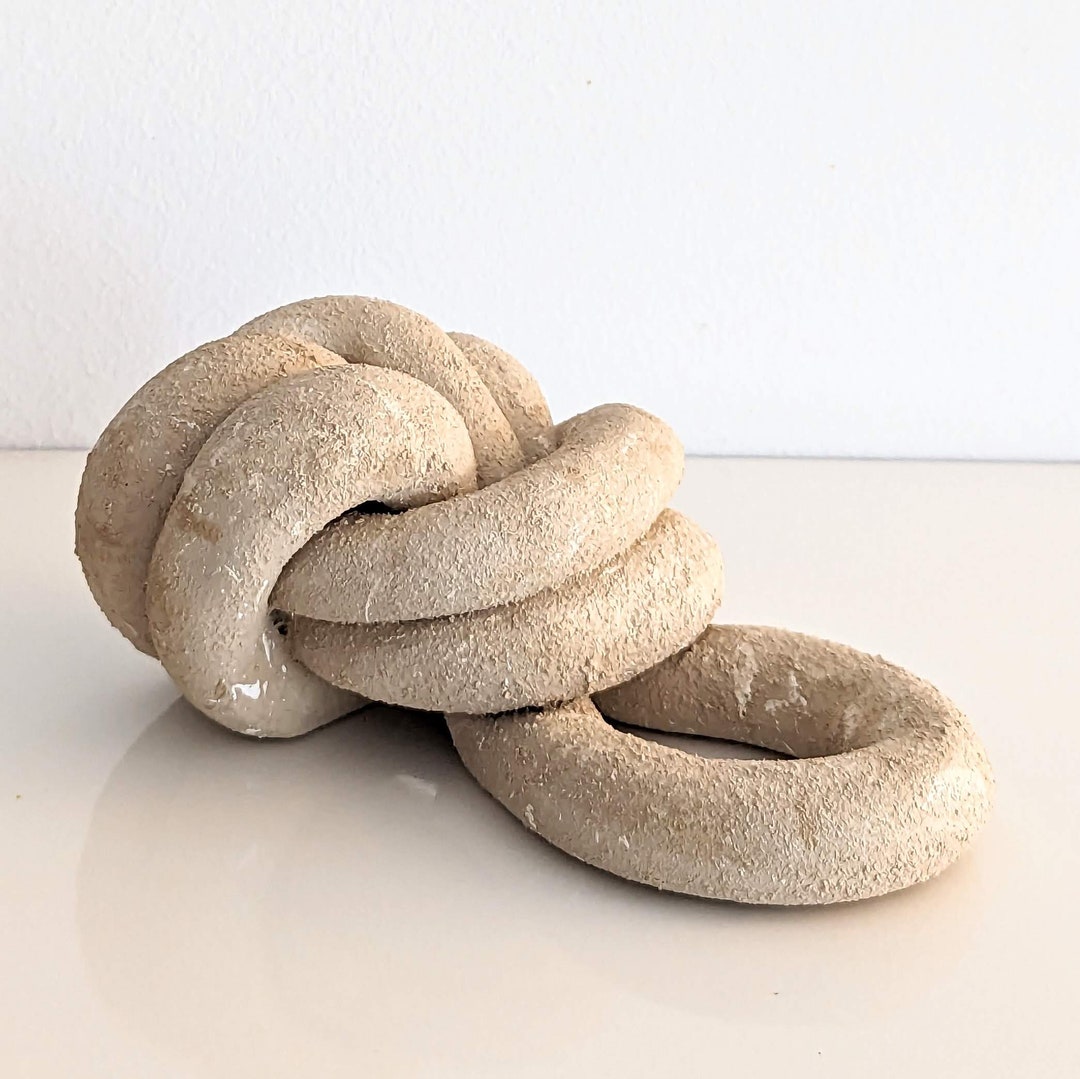 Decorative Stone Knot Interior Decorative Object to Place on Coffee ...