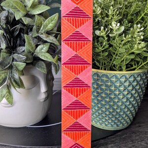 Unique Hand Drawn Bookmark | Vibrant Geometric Patterns, Colorful ...