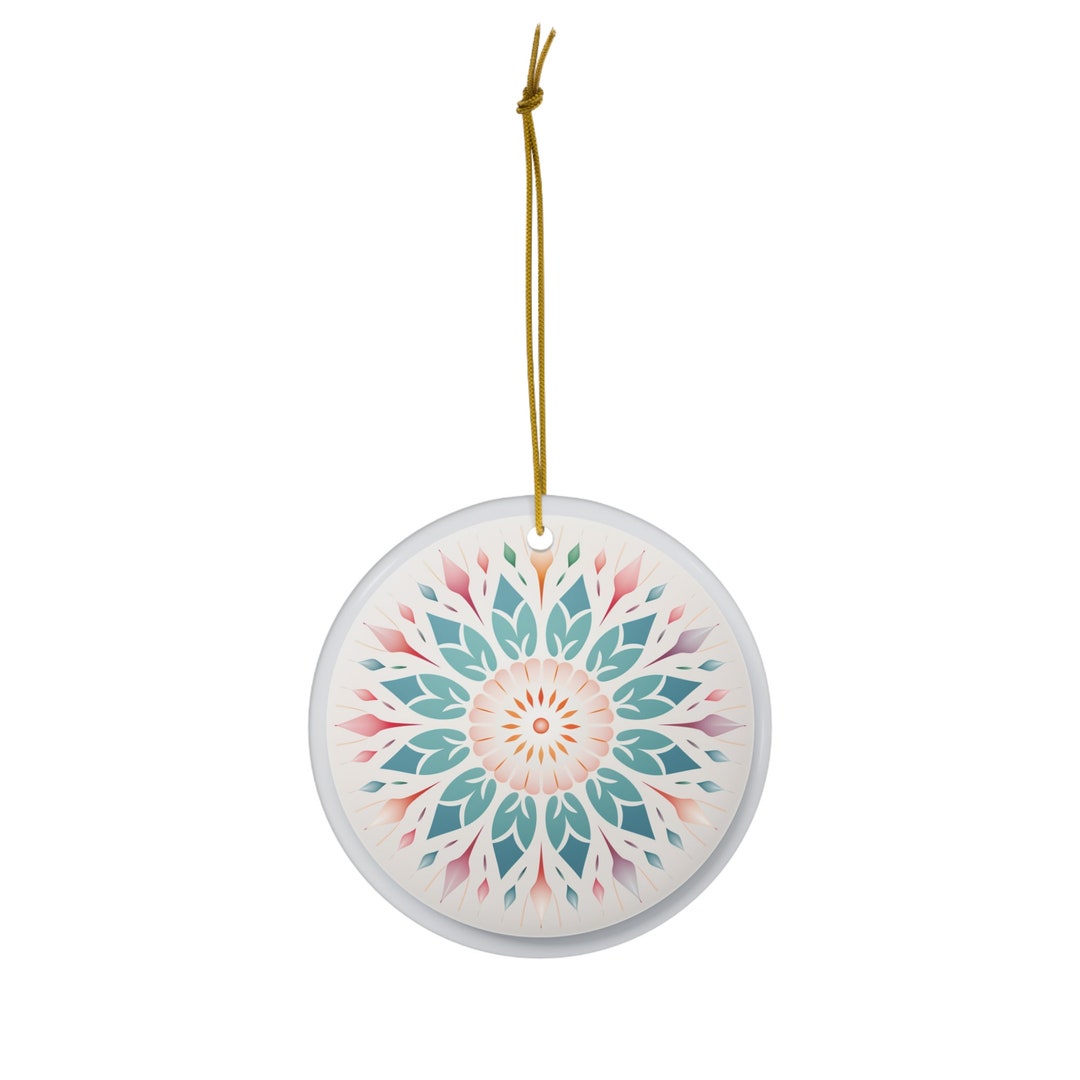 Rainbow Pastel Nordic Scandi Christmas Pattern Ceramic - Etsy