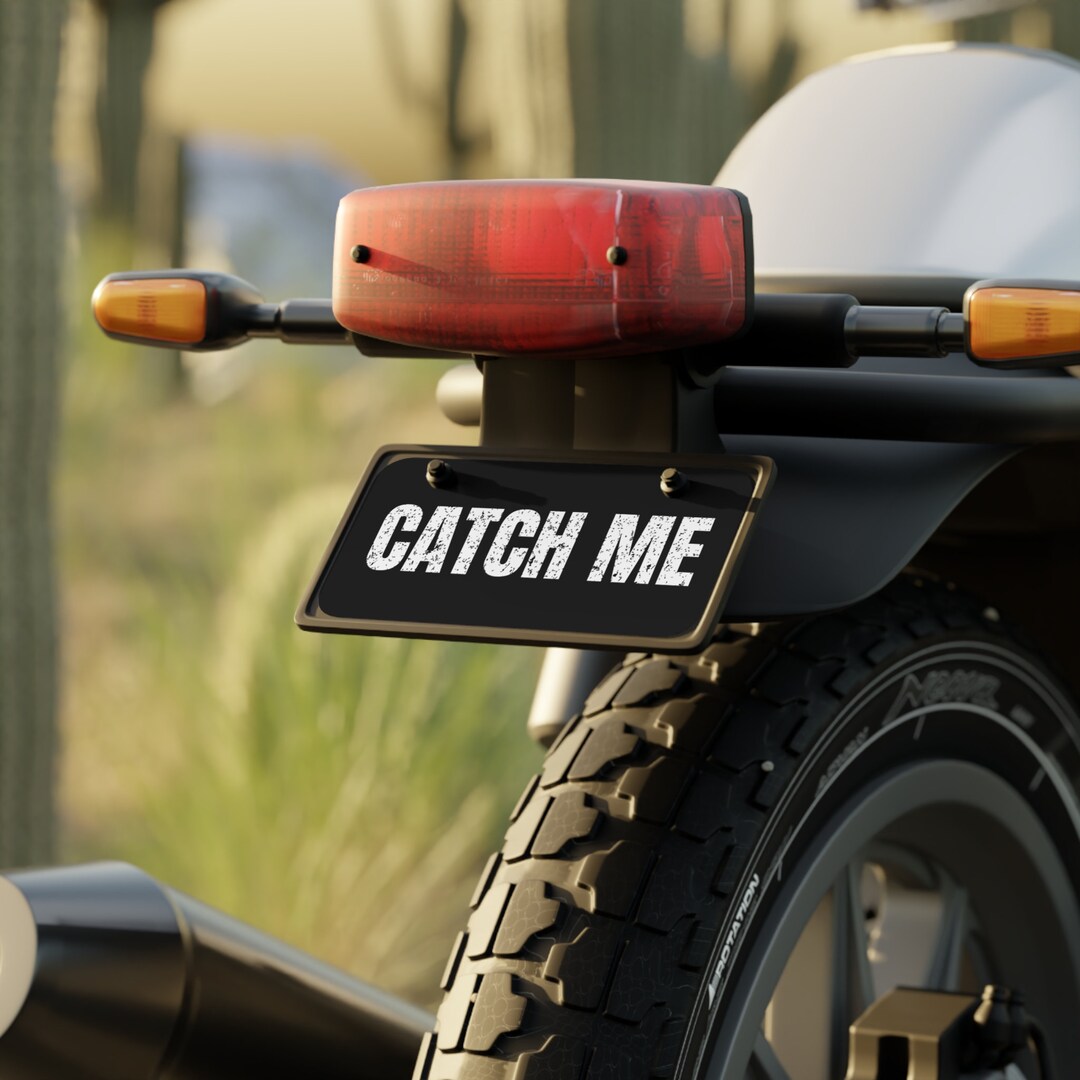 Catch Me License Plate, Fuck Around and Find Out, Quiet Plate ...
