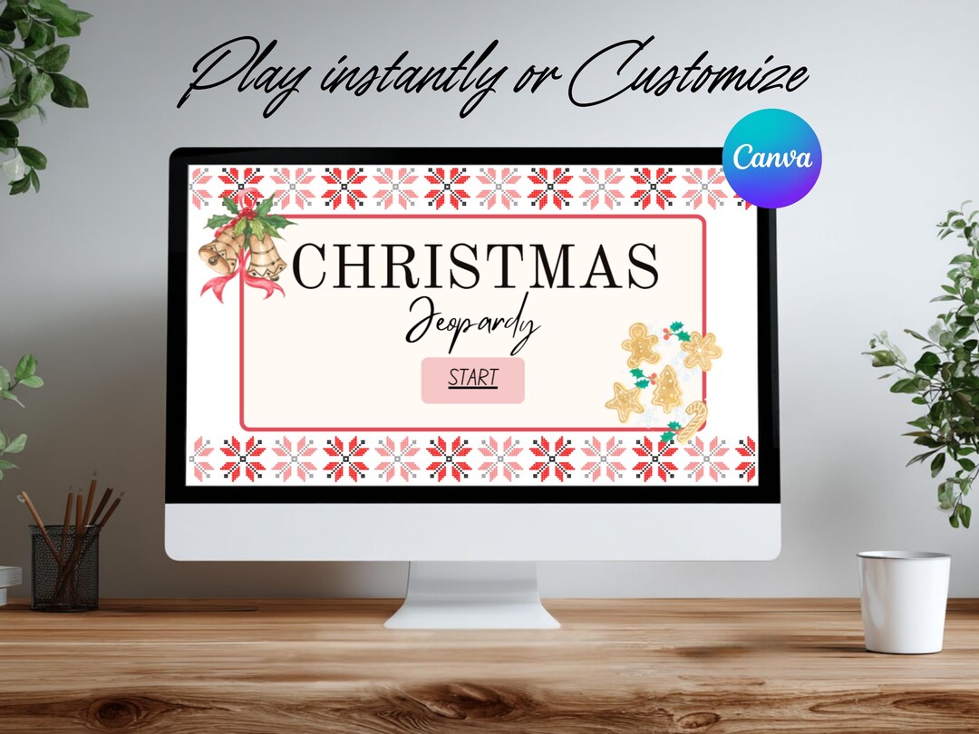 Christmas Jeopardy Game | Editable Canva Template (digital Download) - Etsy