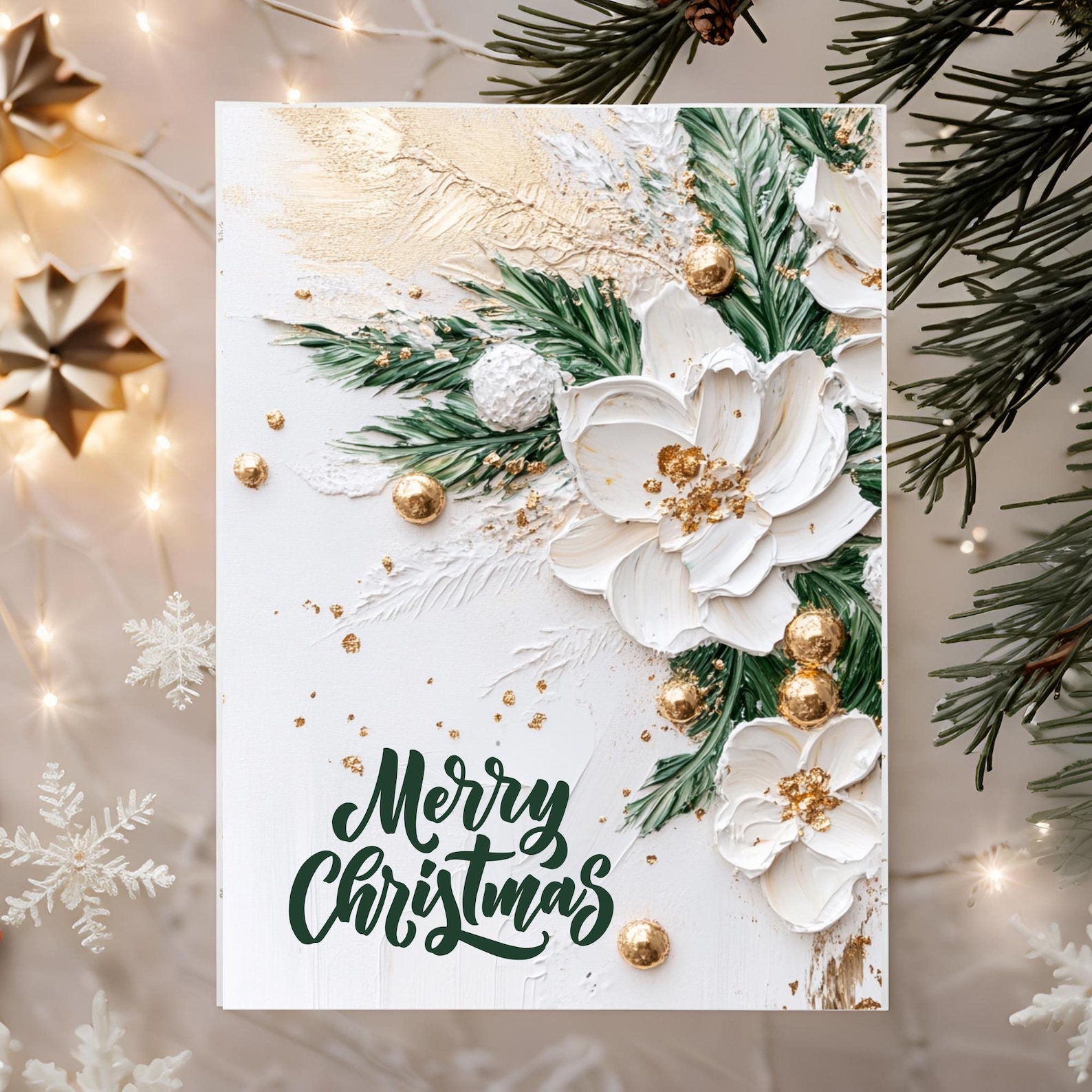 Printable Christmas Cards | Elegant Festive E-cards | Christmas PNG ...