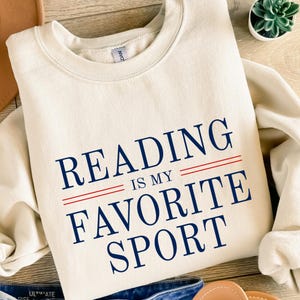 Reading is My Favorite Sport SVG PNG, Funny Book Lover Cut File ...