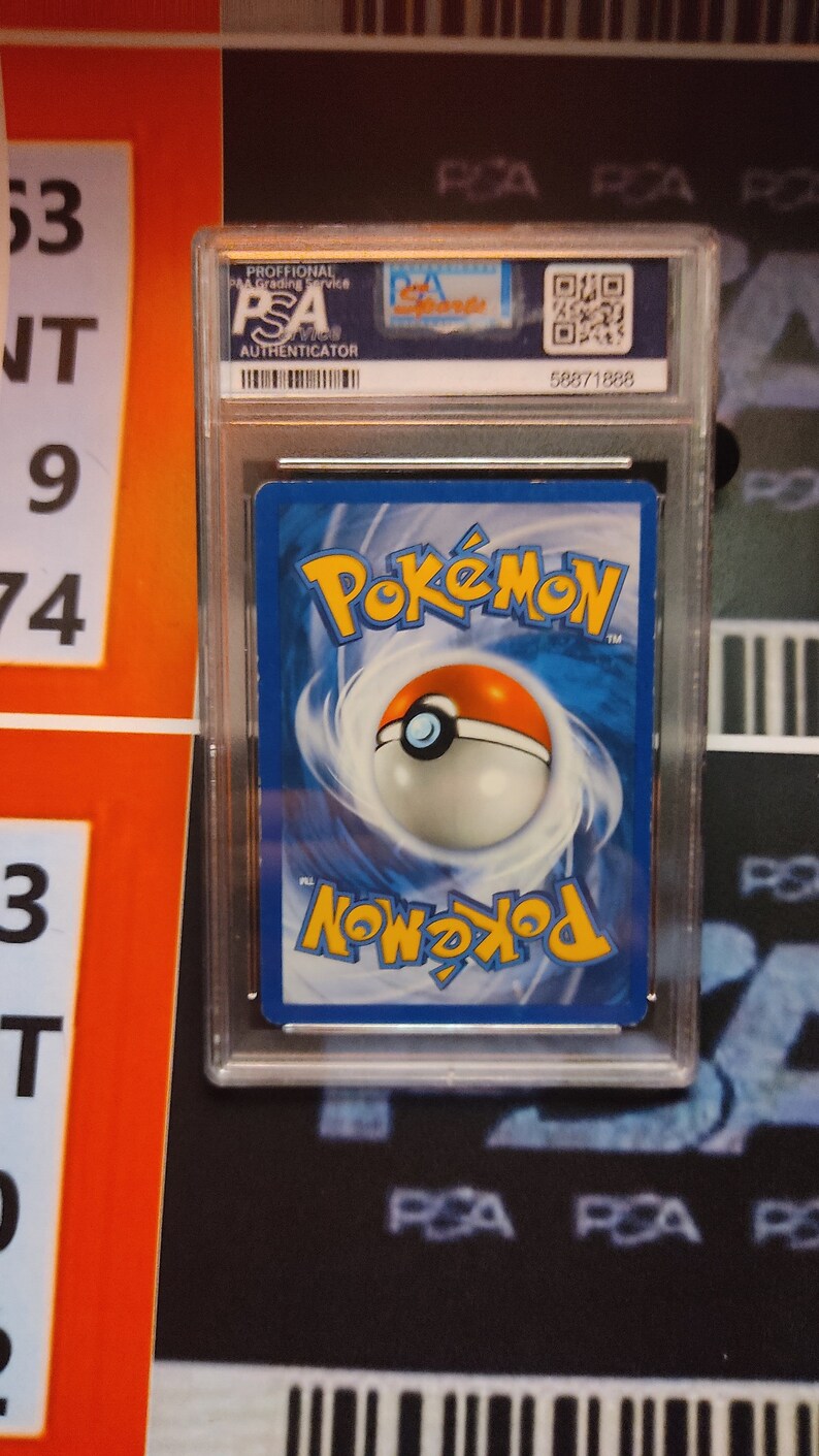 PSA Authenticated Rare Pokémon Cards in Unique Handmade Case - Etsy