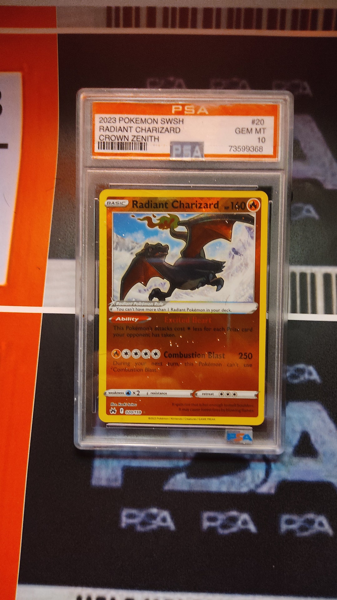 PSA Authenticated Rare Pokémon Cards in Unique Handmade Case - Etsy