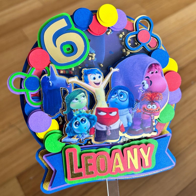 Inside Out 2 Cake Topper - Etsy