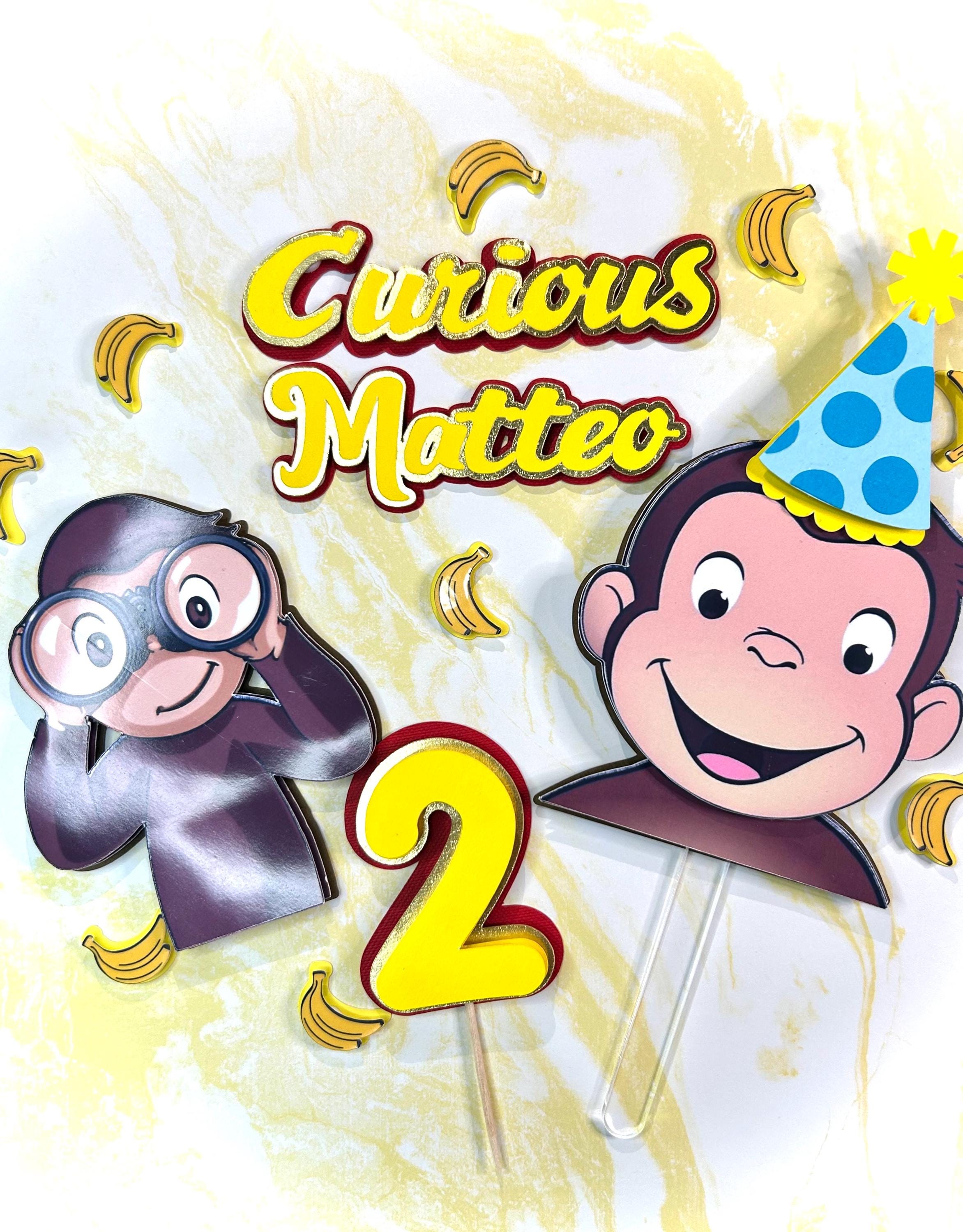 Curious George Cake Topper, Curious George Party, Curious George - Etsy