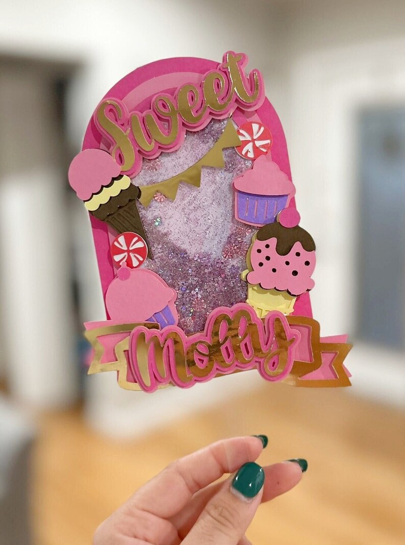 Candyland Cake Topper, Candy Shaker Cake Topper, Candy Birthday, Sweet ...