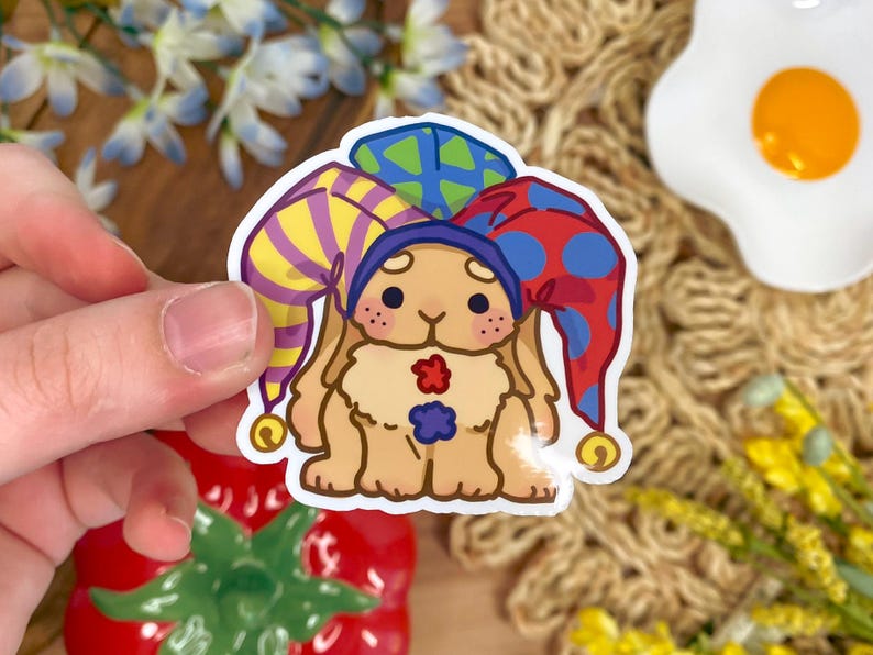 Acrobat Kitty Clown Sticker - 2.5 in - Waterproof/weatherproof/phone ...