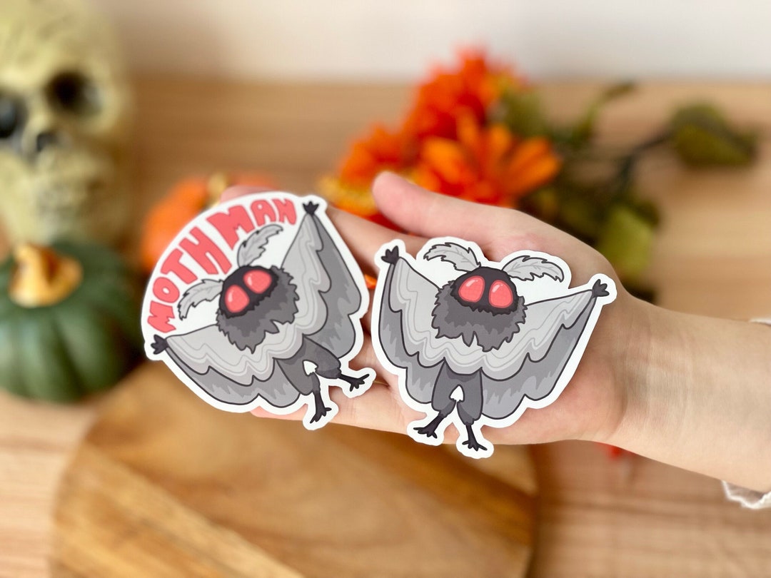 Mothman Sticker Set - 3.5in - Waterproof/weatherproof/phone Case/laptop ...