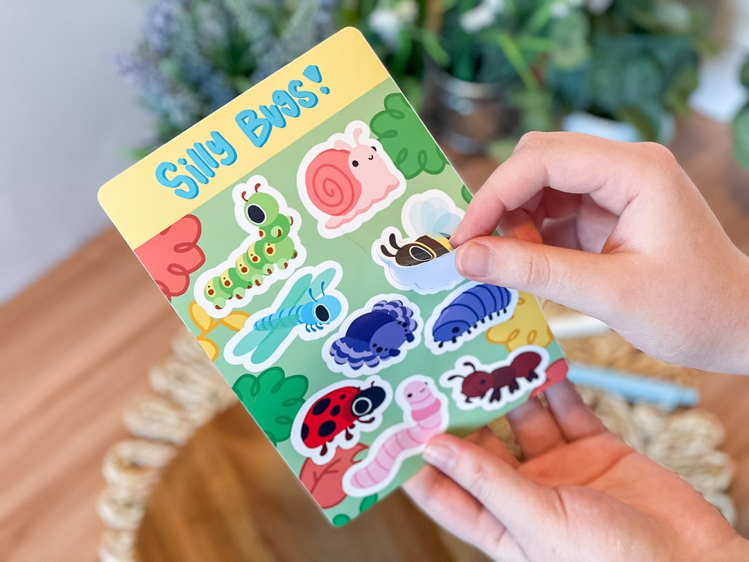 Silly Bugs Sticker Sheet - Phone Case/laptop/notebook Cover Decor ...