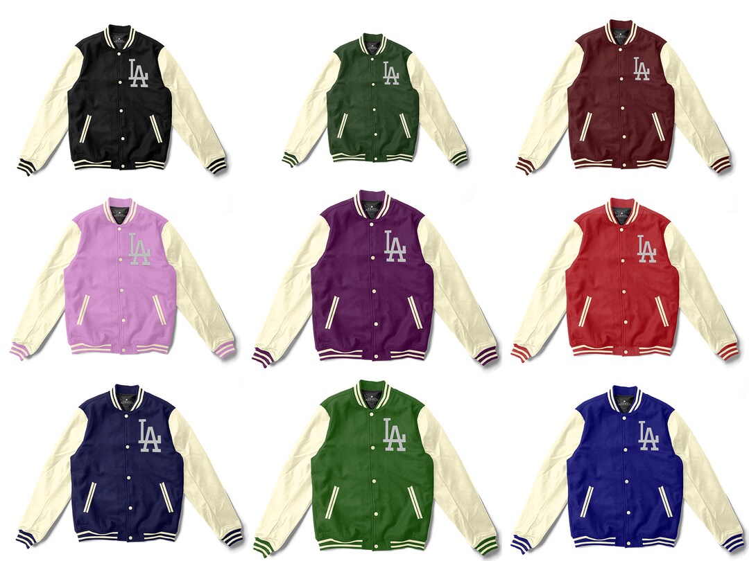 Custom Varsity Letterman Jacket for Men Women & Kids Custom Letter ...